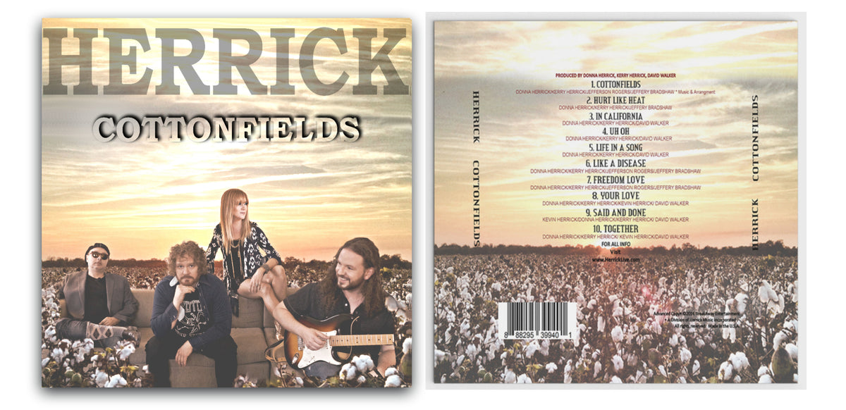 COTTONFIELDS - CD (SIGNED) – HERRICK STORE